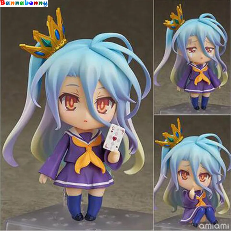 NO GAME NO LIFE Shiro Q version anime action Figure PVC New Collection ...
