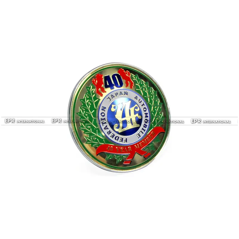 JAF 40th Anniversary Emblem Aluminium Front Grille Badge Accessories ...