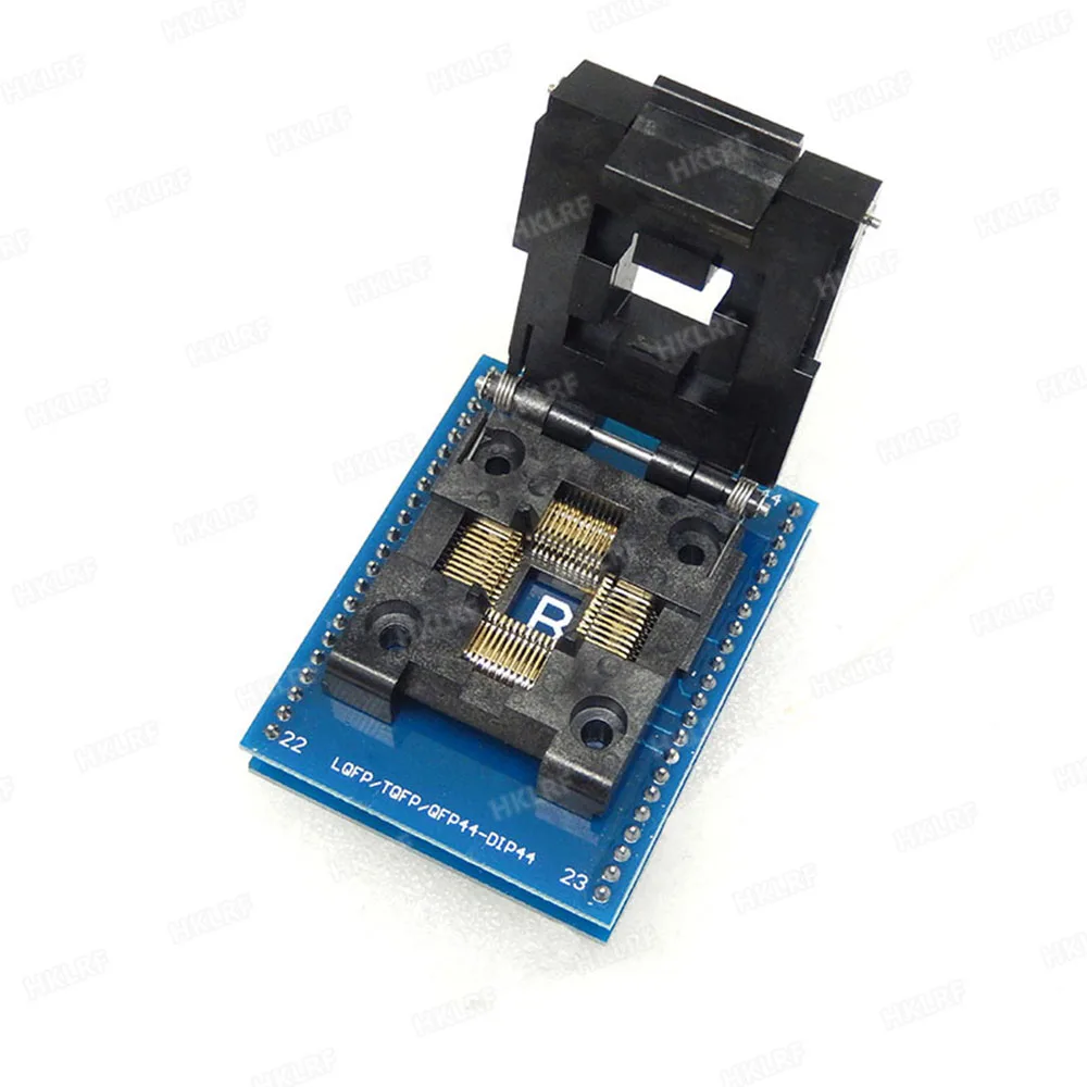 TQFP44 к DIP44/LQFP44 к DIP44 программист адаптер гнездо для RT809H и TNM5000 программист и ...