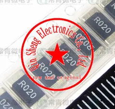 100 unids/lote de resistencia de 0.02R 20M ohm R020 2512 2W 1% parche ...