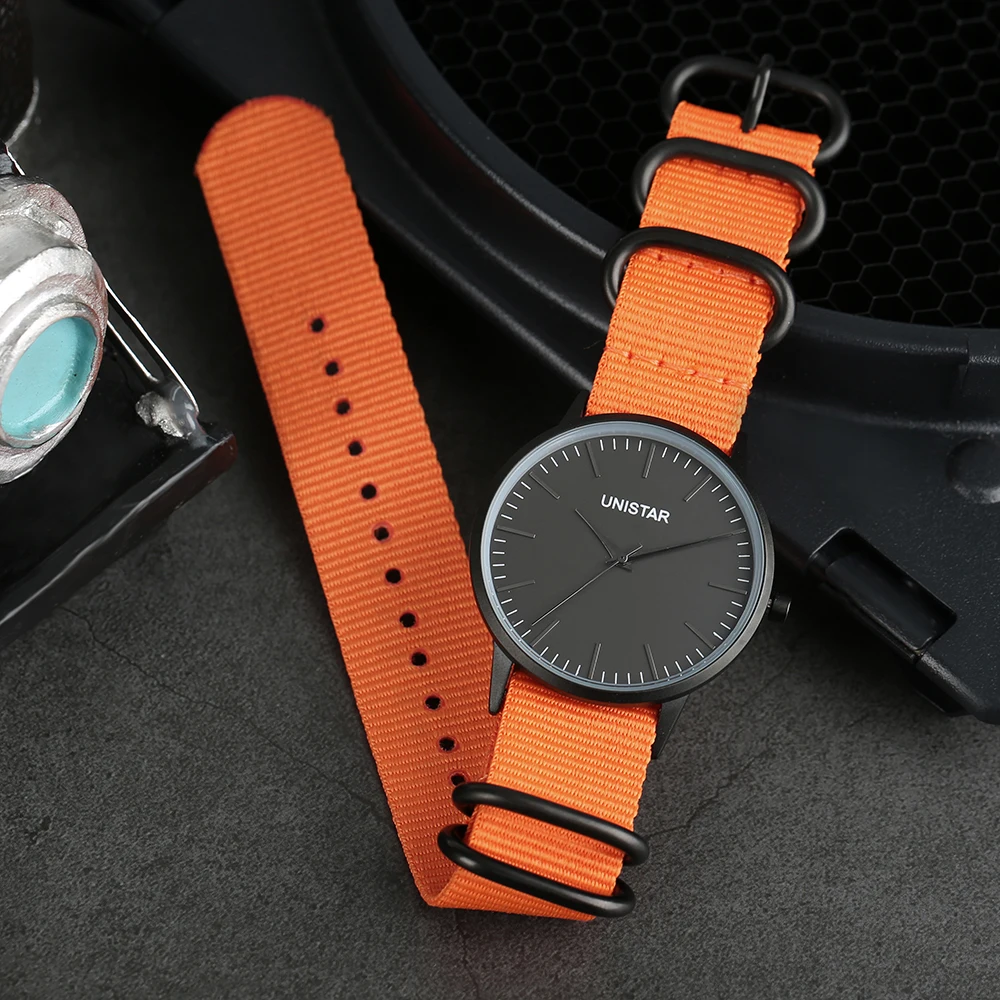 UNISTAR Luxury Men Women Waterproof Watch Ultra Thin Quartz Clock ...