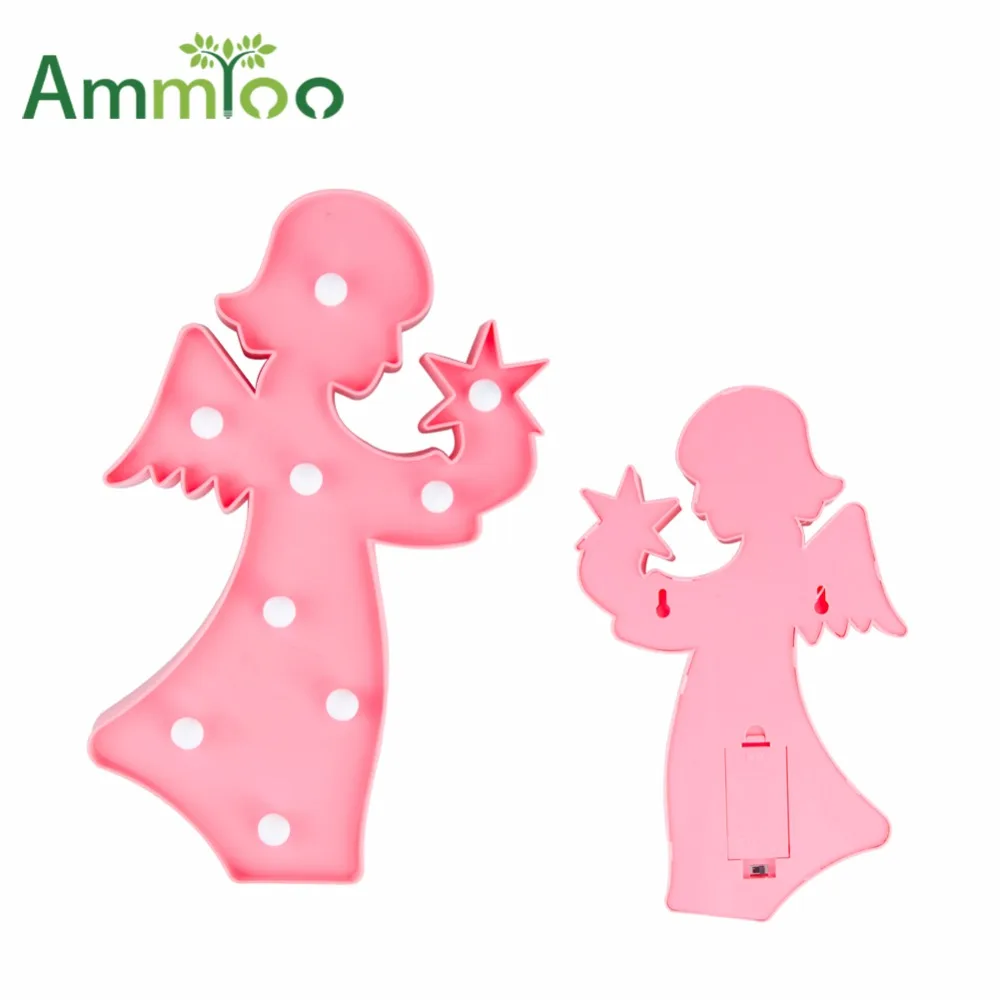 Holiday light 9Leds Lovely 3D led Angel Lamp Festival Halloween ...