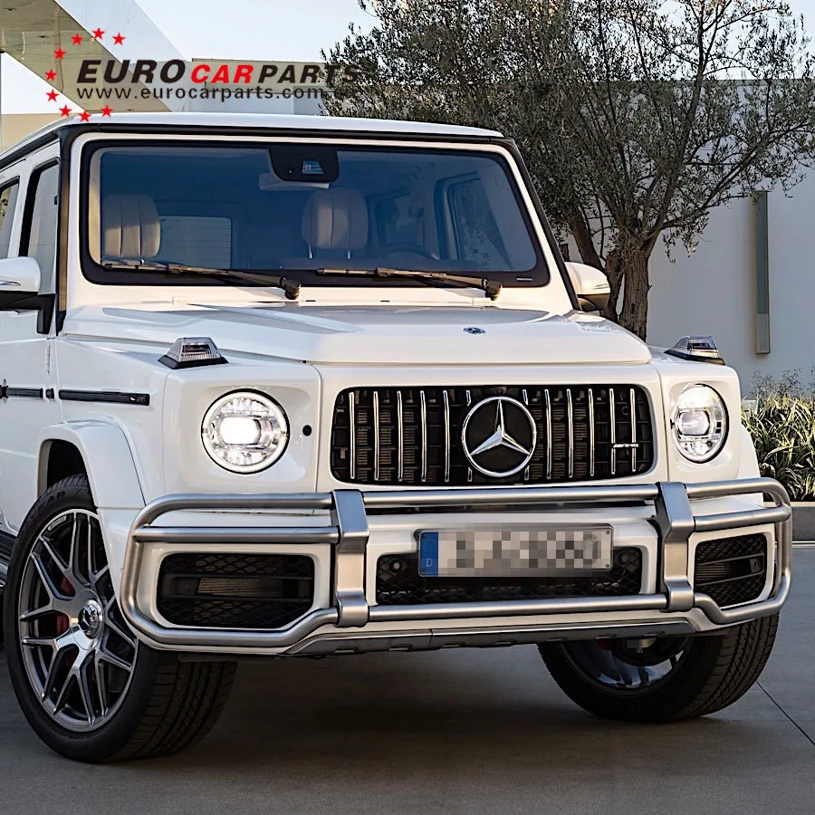 G class w464 G63 front bumper guard for W464 G63 high quality stainless ...