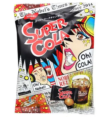 10pcs Japan nobel super cola sweets lemon fruit flavor candy japanese ...