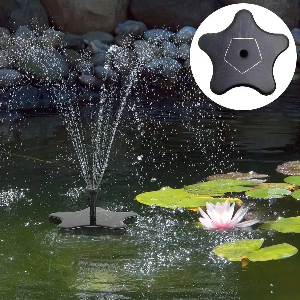 7V/1.4W Outdoor Solar Fountain Solar Water Fountain Pool Garden ...