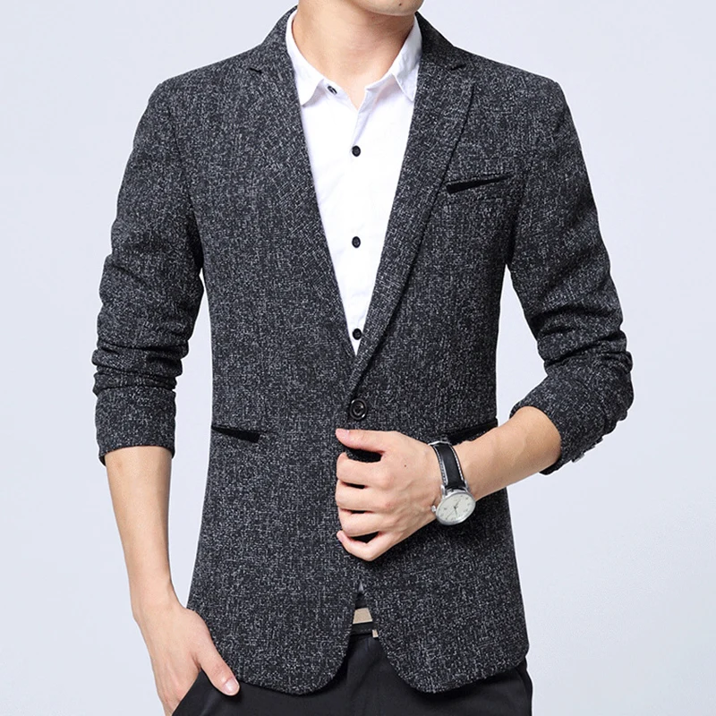 Do Estilo dos homens britânicos Moda Casual Blazers Negócios Clássico ...