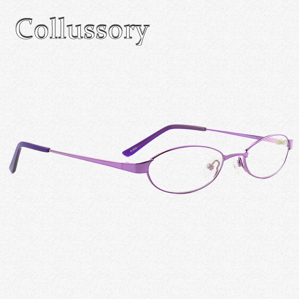 Small Eyeglasses Frames for Women Optical Eyewear Metal Oval ...