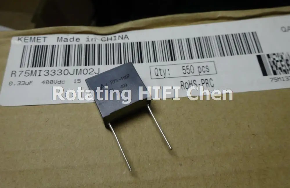 50 pcs Arcotronics R75 MKP 0.33 uf 400 V 330nf 334 / 400 V p15mm [ e ...