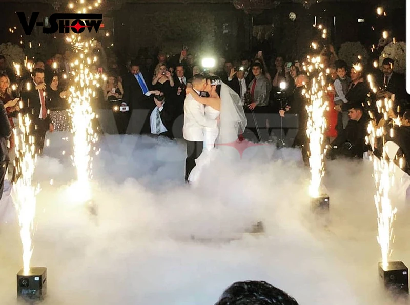 1pcs 750W Cold Spark Firework Machine Dmx Remote Control Smokeless ...