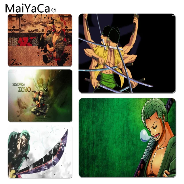 One piece Roronoa Zoro Gaming Mousepads 25X29cm - One piece Merchandise ...