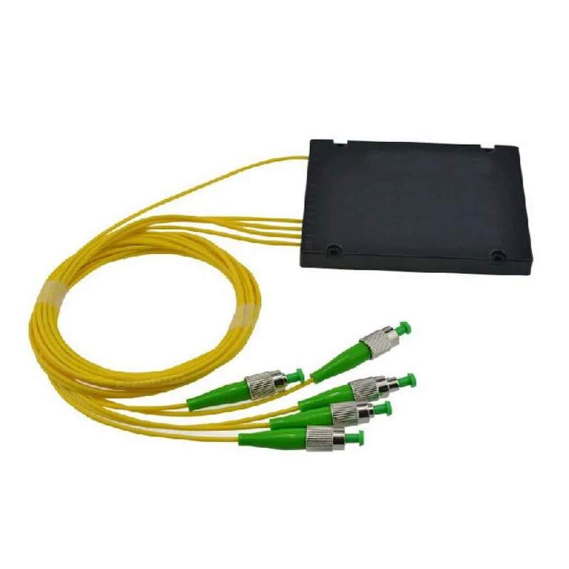 Fc Apc 1x4 Plc Optical Splitter Single Mode With Fcapc Connector Fiber ...