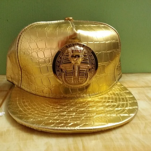 Free shipping hiphop Gold hat cap snapback Undefeated snapback caps ...