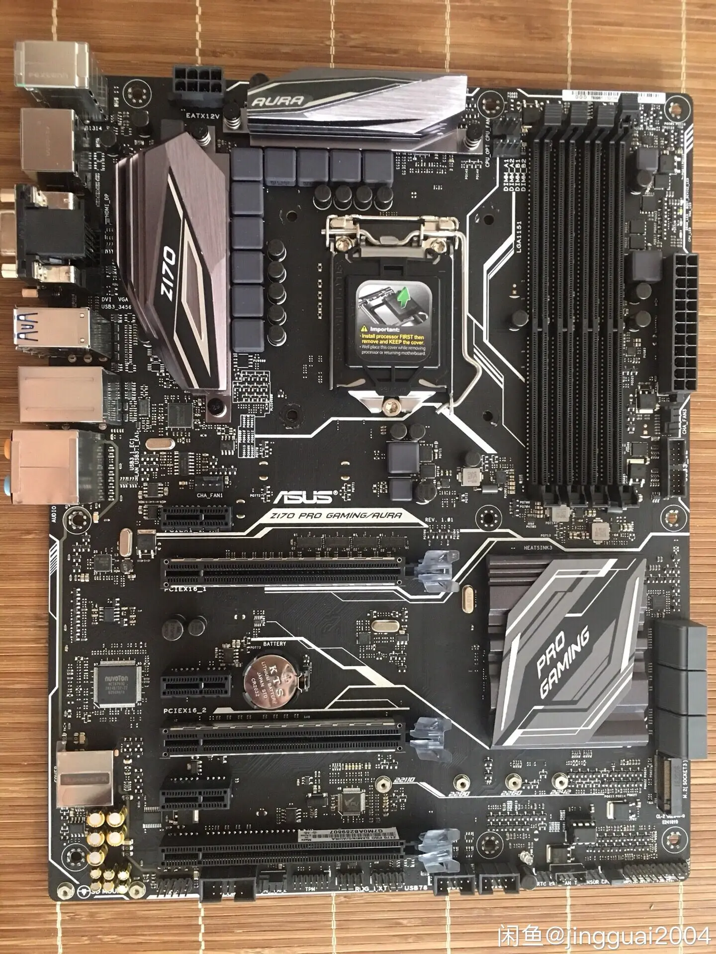 Placa base original para ASUS Z170 Pro Gaming/Aura LGA 1151 DDR4 USB3.0 USB3.1 M.2 64GB Z170 ...