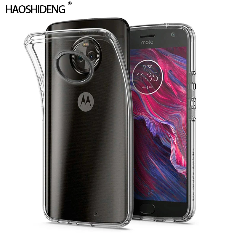 Case For Motorola Moto X4 TPU Silicon Durable Clear Transparent Soft ...