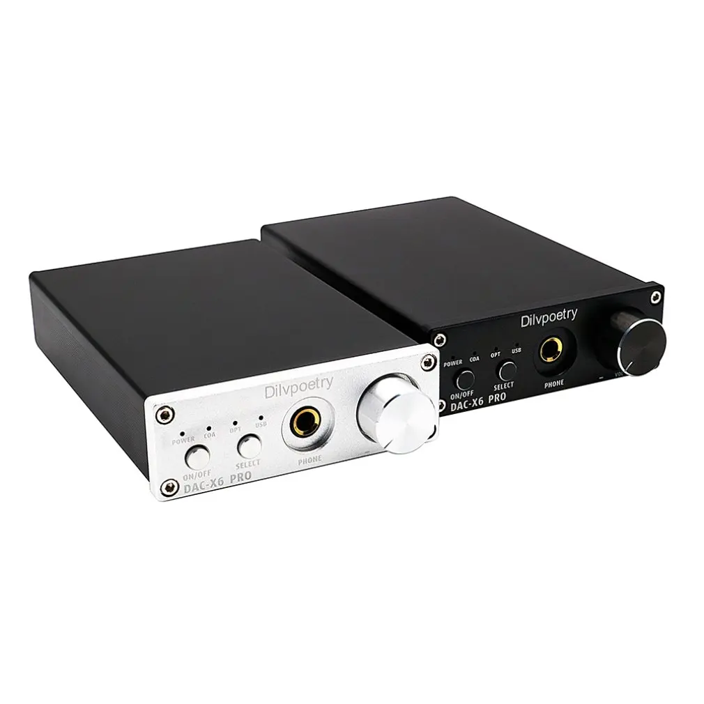 Dilvpoetry X6 Pro DAC HiFi Headphone Amplifier Decoder 24Bit/192kHz ...