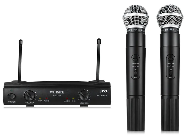 Ahuja AWM 495V2 Dual Hand Wireless Microphone Paras Pro, 42% OFF