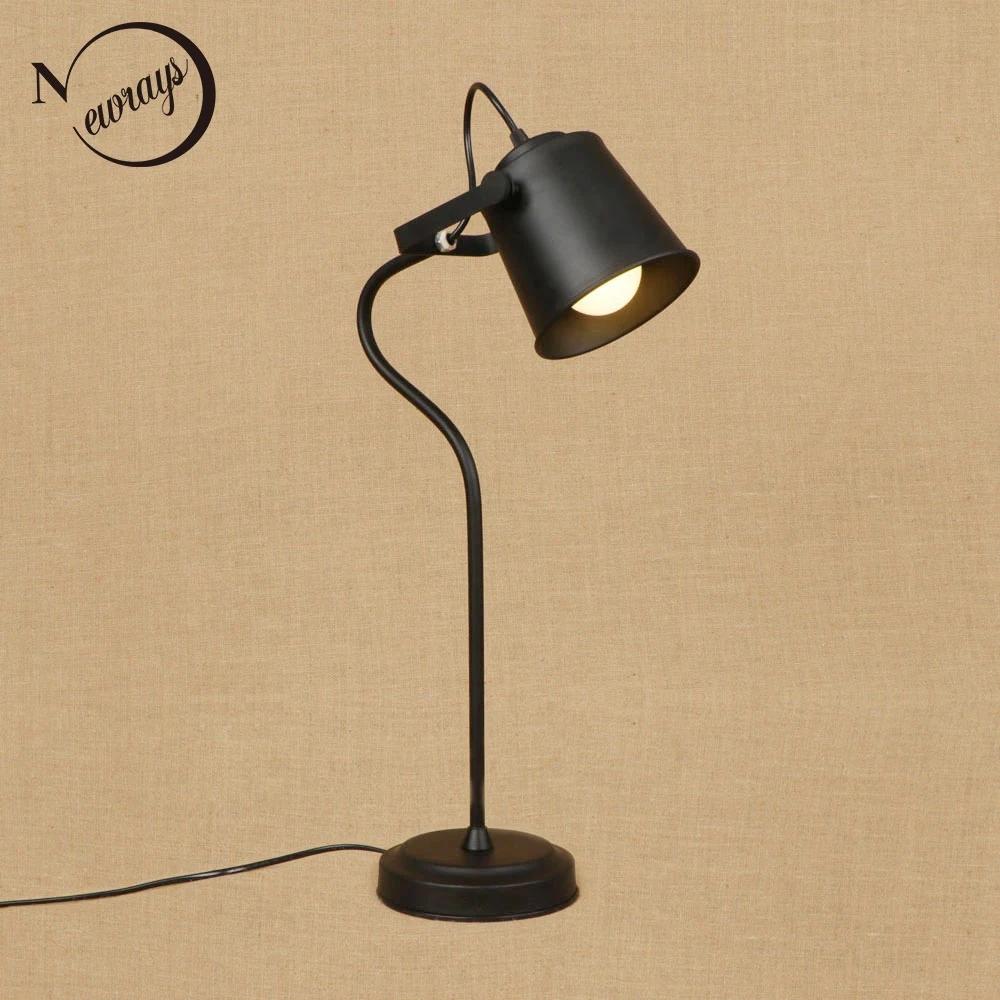 Modern Colorful Brief Nordic Style Table Lamp E27 LED Light Desk Lamp ...