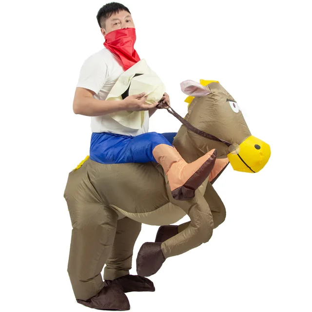 Buy RHYTHMARTS Inflatable Costume Cowboy Inflatable Costume Adult ...