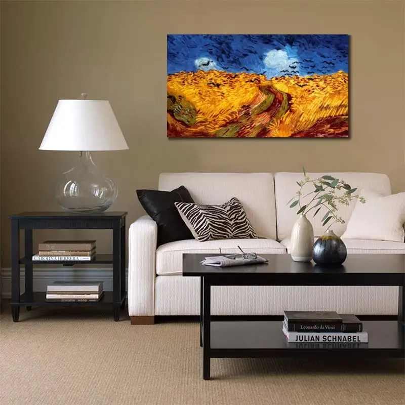 Wheatfield with Crows by Vincent Van Gogh Reproduction oil painting ...