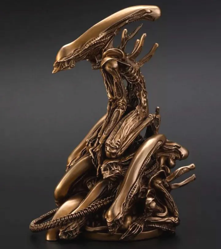 Estartek OGRM Fewture Bronze Alien Pile Bust Collection Statue Version ...