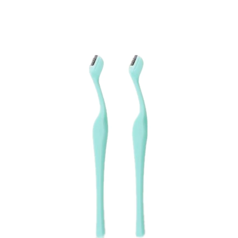 2pcs Mini Eyebrow Trimmer Safe Shaving Razors Small Size Blade Women ...