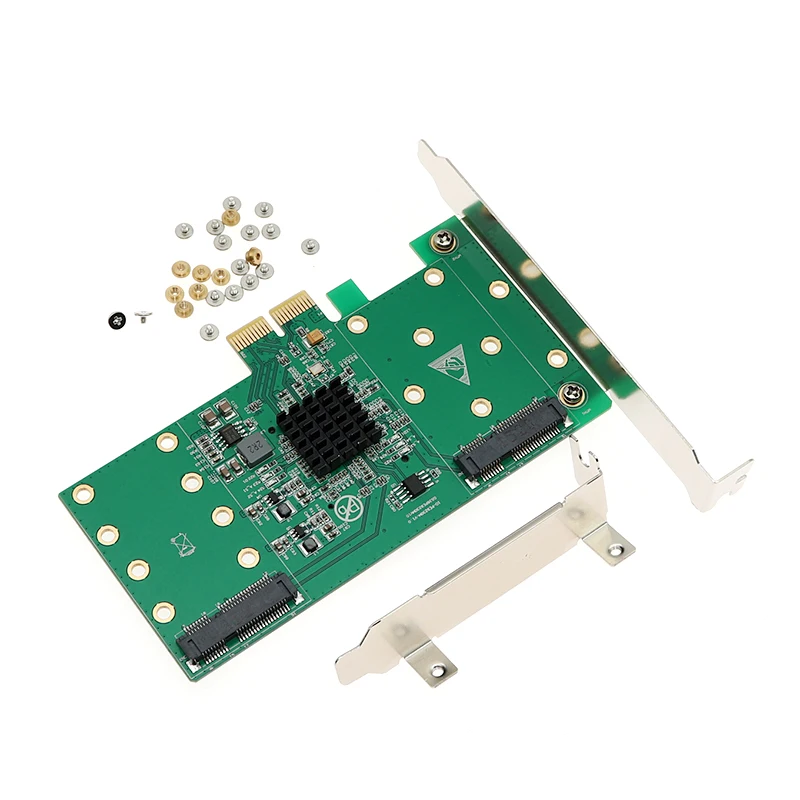 4 Port mSATA Raid Card PCIE Riser Card Converter PCI E SSD RAID ...