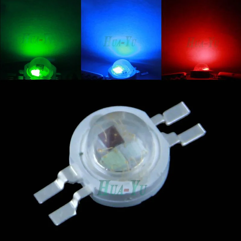 3W RGB Color led ball, high power leds chips,Lamp bead LED DIY lighting ...