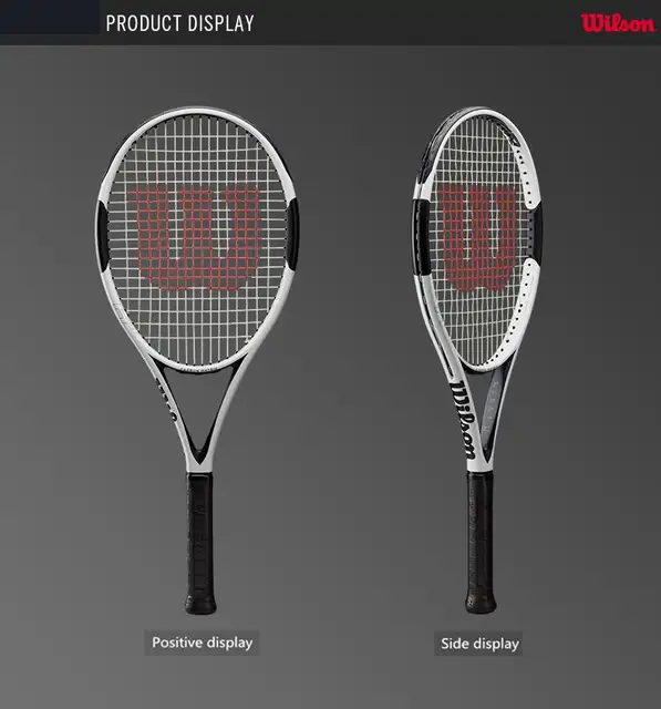 Original Wilson All Carbon Fiber Carbon Material Advanced Tennis Racket ...