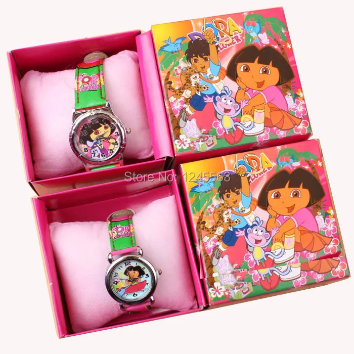 5pcs/lot Children's Cartoon Digital Sports Watches Baby Girls Dora The ...