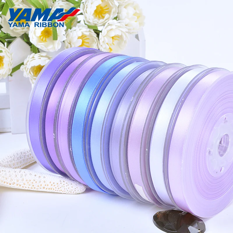 YAMA-Single-Face-Satin-Gold-Ribbon-Party-Decoration-Ribbons-Purple-and ...