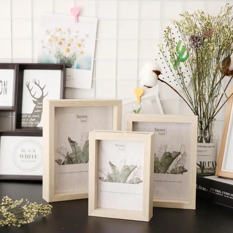 Двухсторонняя традиционная фоторамка Простые Модные картины Настенные ...