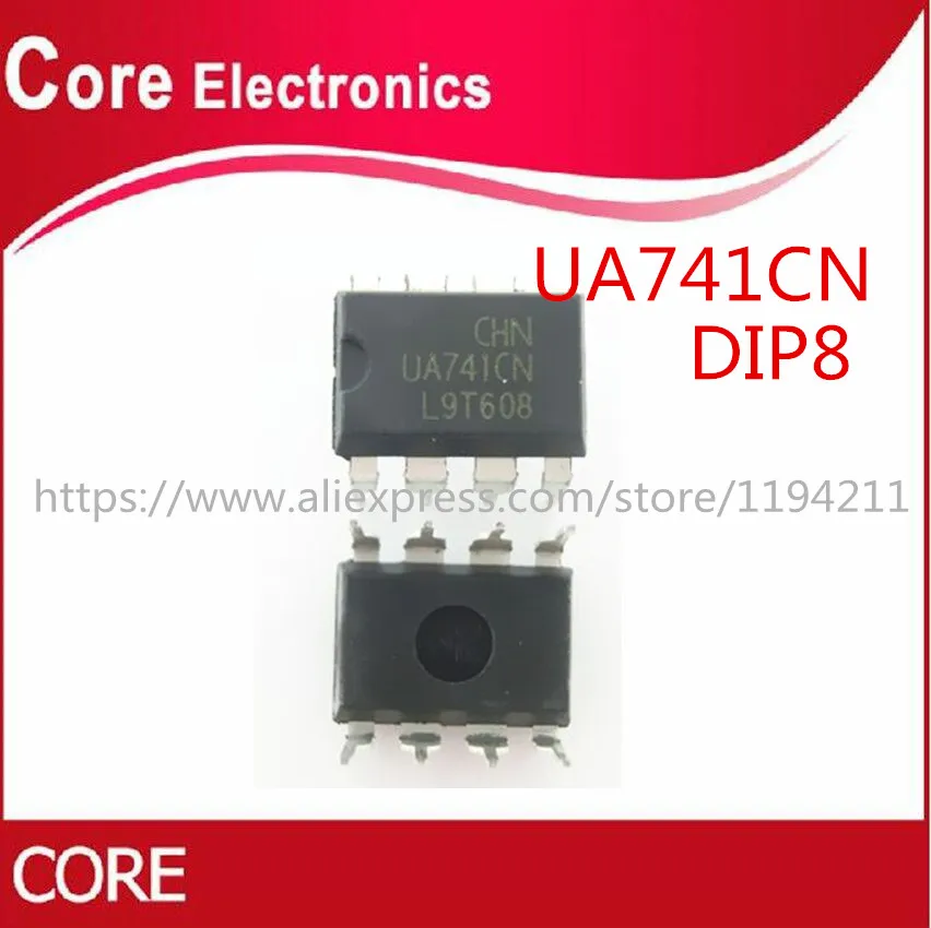 200PCS UA741CN DIP8 UA741 DIP UA741CP Original IC|Integrated Circuits| - AliExpress