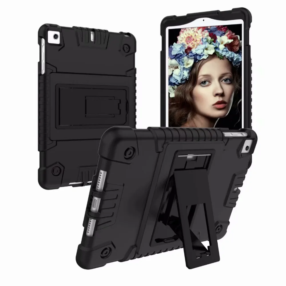 Heavy Duty Pc+silicon Protective Kickstand Shock-absorption/high Impact ...