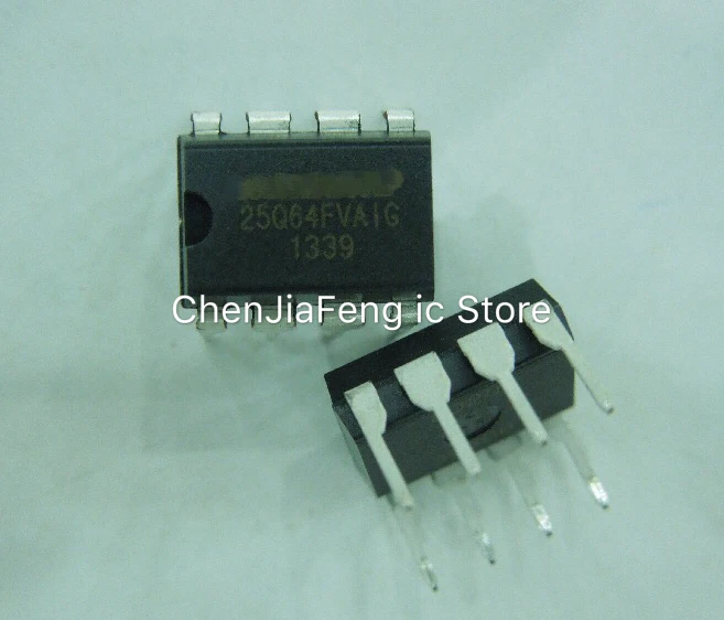10 piezas ~ 50 piezas/lote nuevo original W25Q64FVAIG 25Q64FVAIG DIP8|Piezas para aire ...