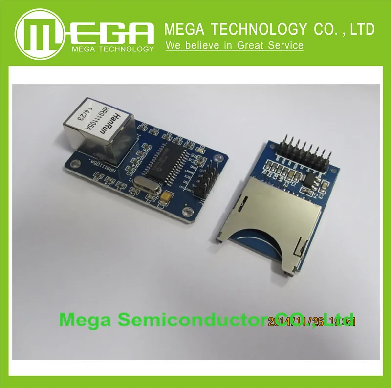 Enc28j60 Ethernet Lan Network Module Schematic 51 Avr Lpc Sd Card