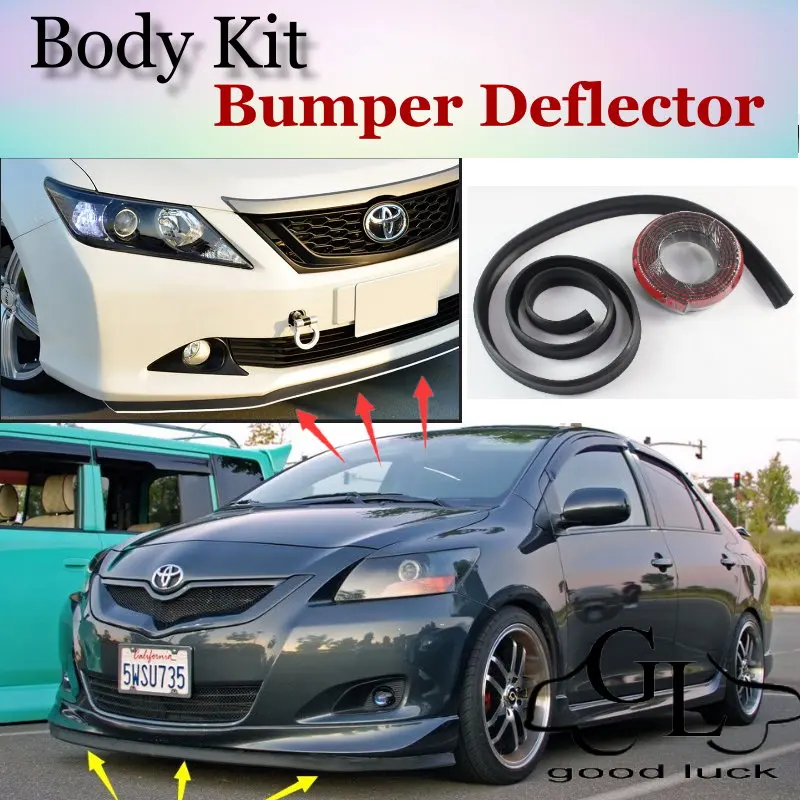 For TOYOTA Belta Yaris Vios Limo Bumper Lip / Front Spoiler Scratch ...