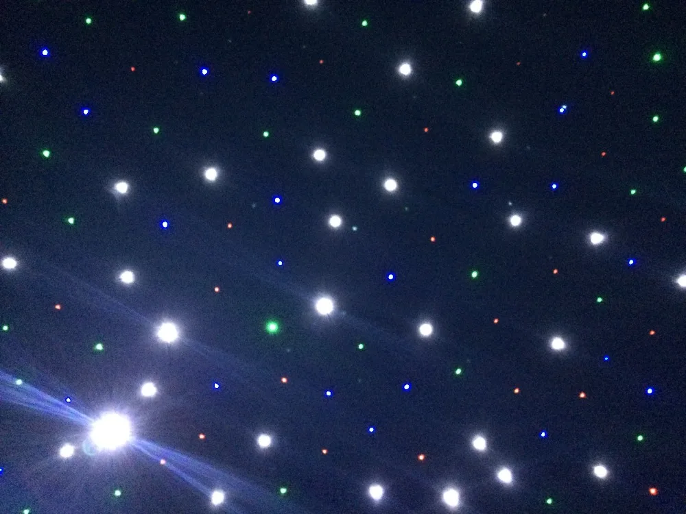 4m x 8m starlight curtain Backdrop LED Star cloth with controller-in ...
