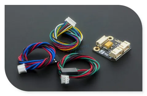 DFRobot air quality/Dust Sensor Adapter, 5V with LED analog digital ...