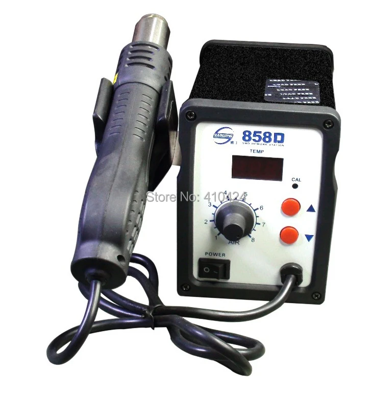 858D Mobile phone repair Soldering Station LED Digital Hot Air Gun Heat ...