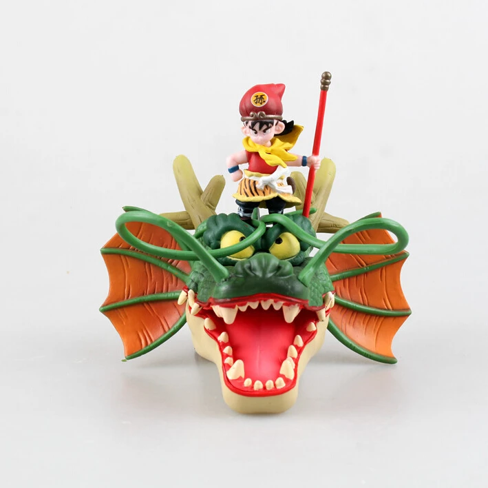 Dragon Ball Z Super Saiyan Goku Son Gokou 10# Riding Dragon Shenron PVC ...