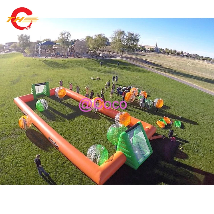 15x8 Or 20x10m Inflatable Football Field/durable Oxford Inflatable ...