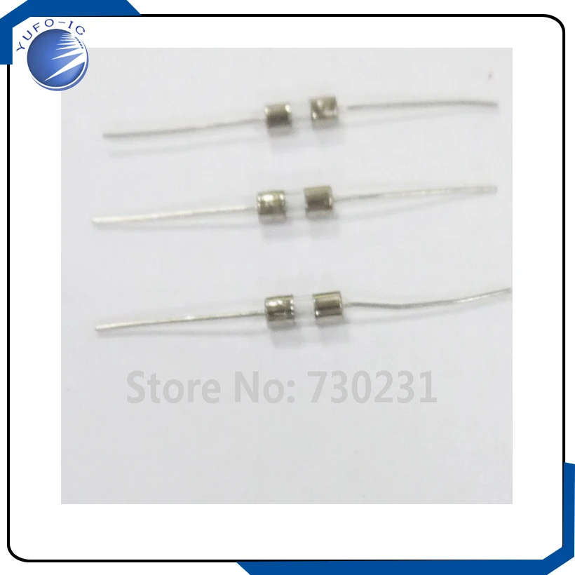 200pcs Glass Tube Fuse Axial Leads 3x10mm 0.5a 250v With Head 3*10mm 250v0.5a - Fuse Components ...