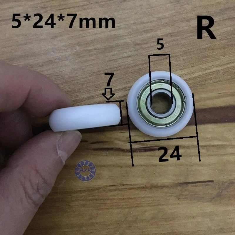 POM nylon plastic pulley injection molding pulley for DIY 3D printer ...