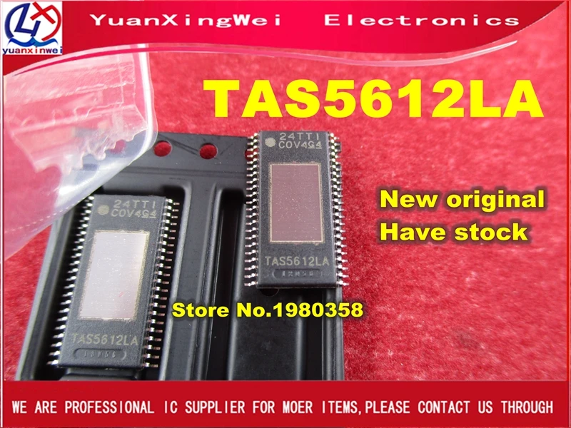 Frete grátis 10 pçs/lote TAS5612LA TAS5612L TAS5612 TSSOP|tssop ...
