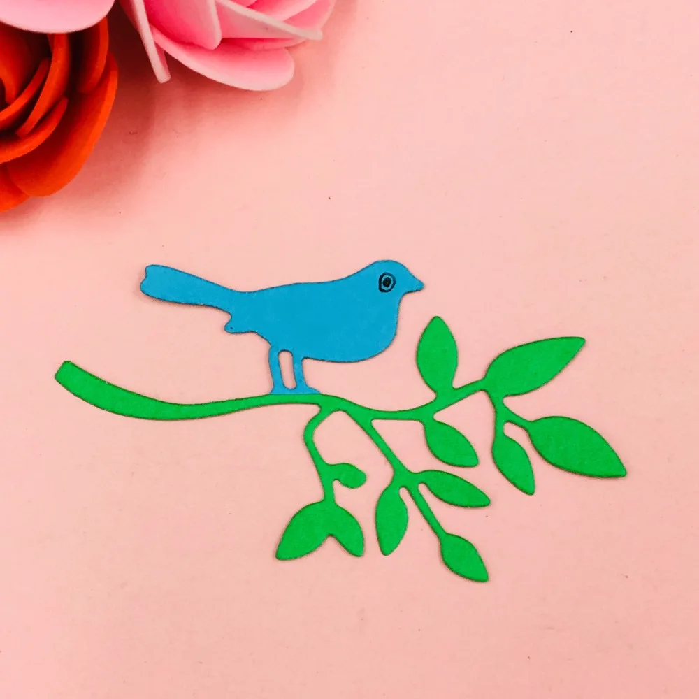 Bird On A Branch Stencil