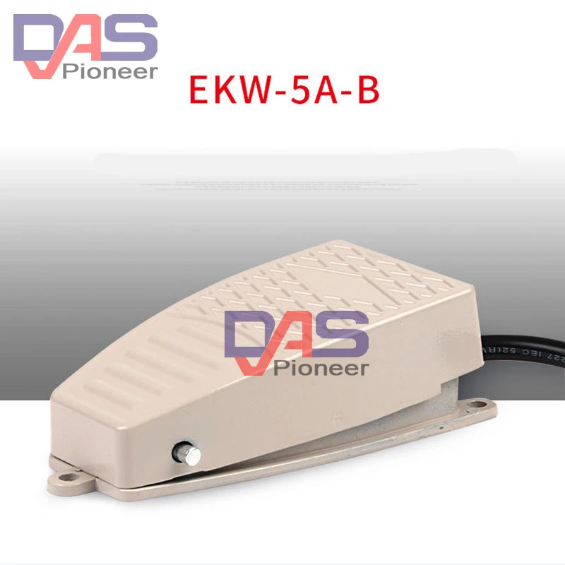 AC 380V DC 220V SPDT Momentary Control Foot Pedal Switch EKW-5A-B ...