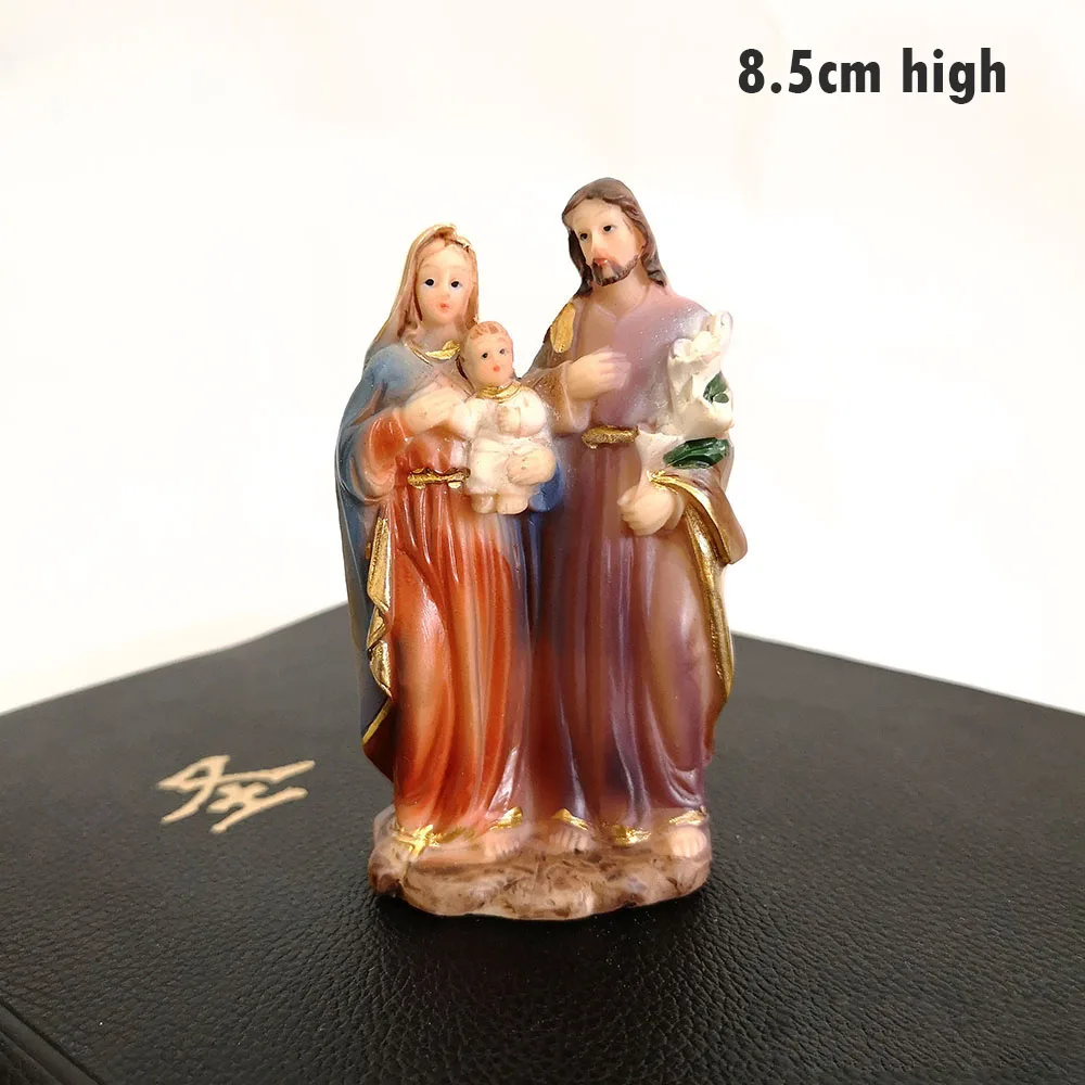 Religious Figurine Resin Holy Family Statue - christianschoices