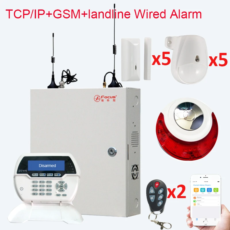 FC-7688-internet-controling-wired-alarm-system-TCP-GSM-PSTN-traditional ...