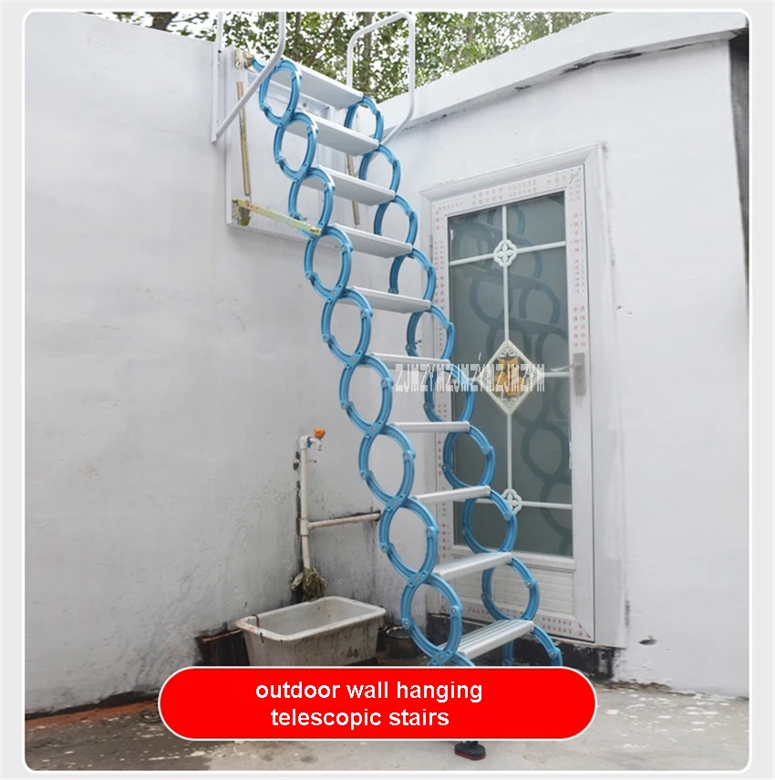 Household Tool Set Outdoor Wall Hanging Retractable Staircase Manual ...