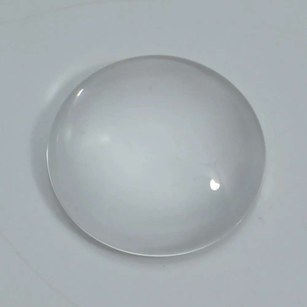 38mm Clear Transparent flat clear Round Domed Magnifying Glass Cabochon ...